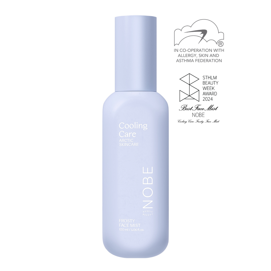 NOBE Cooling Care Frosty Face Mist 120ml – NOBE Nordic Beauty